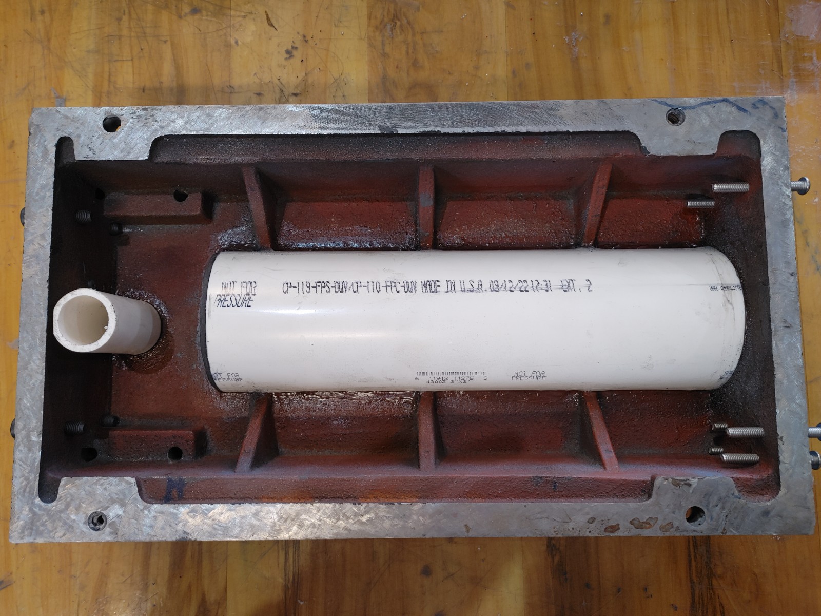 Mini Mill CNC Conversion: Epoxy Granite Base and Column Assembly - In ...