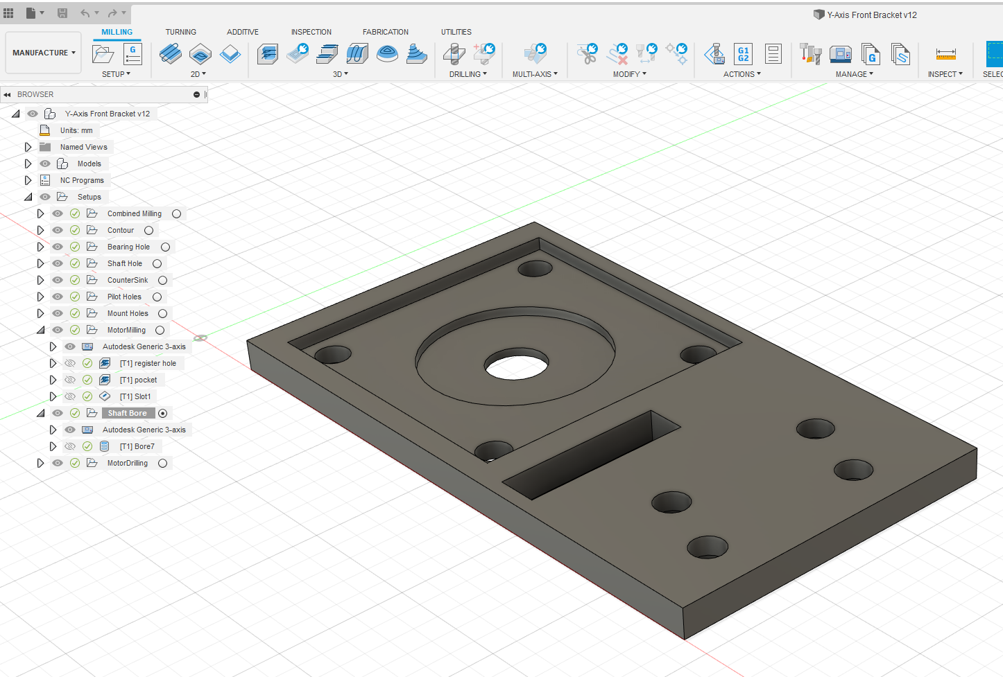 Mini Mill CNC Y-Axis Ball Screw and Stepper Motor Mount - In Search of ...
