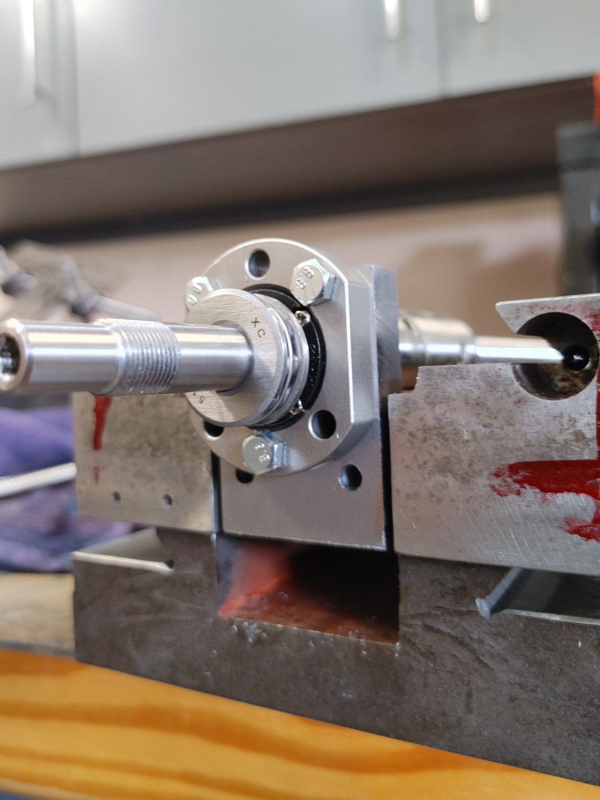 Mini Mill CNC Conversion – How to mount X-Axis stepper and ball screw ...